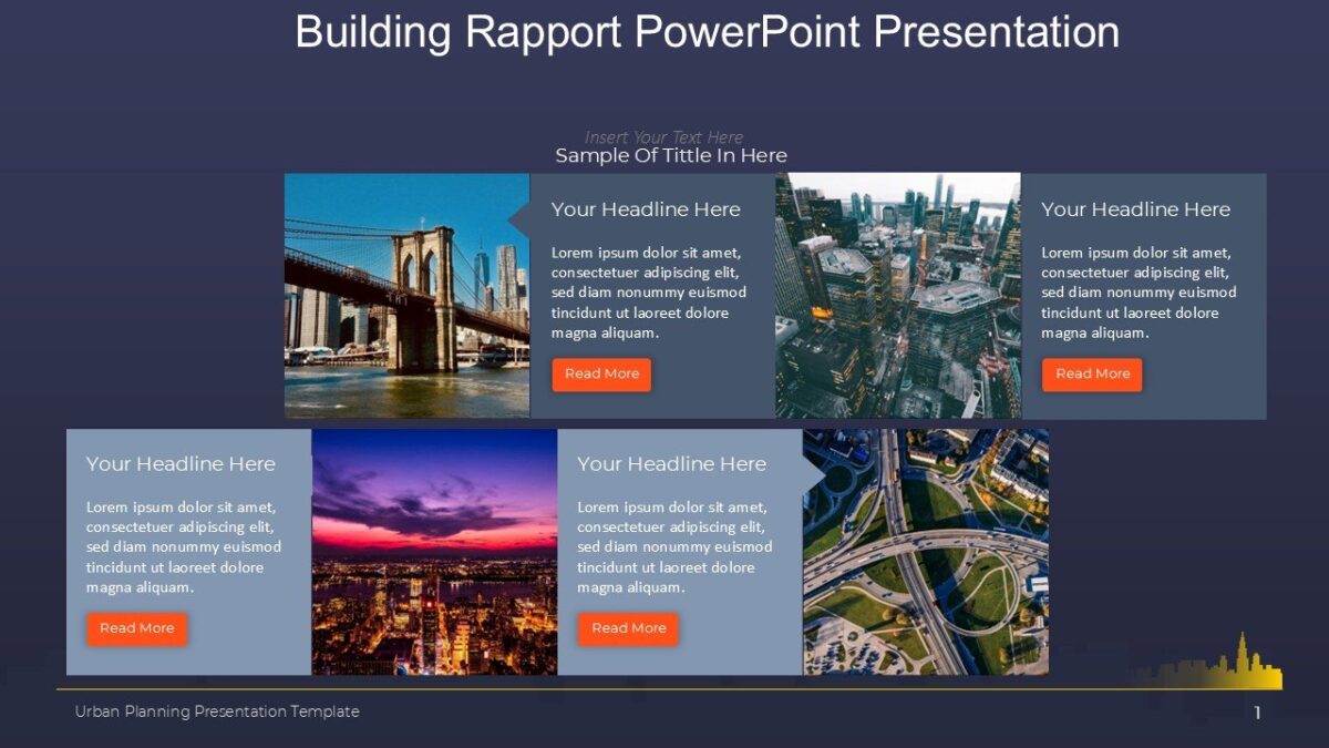 Building Rapport PowerPoint Presentation : 100% Editable PPTx