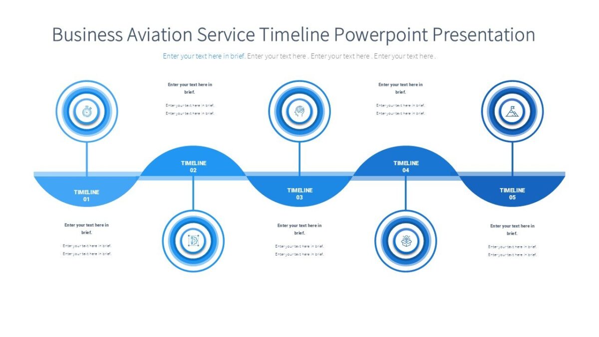 Business Aviation Service Timeline Powerpoint Presentation - PPTUniverse