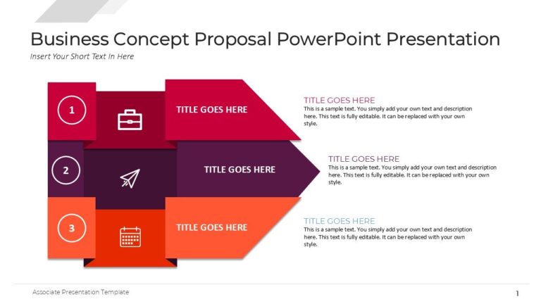 Business Concept Proposal PowerPoint Presentation : 100% Editable PPTx