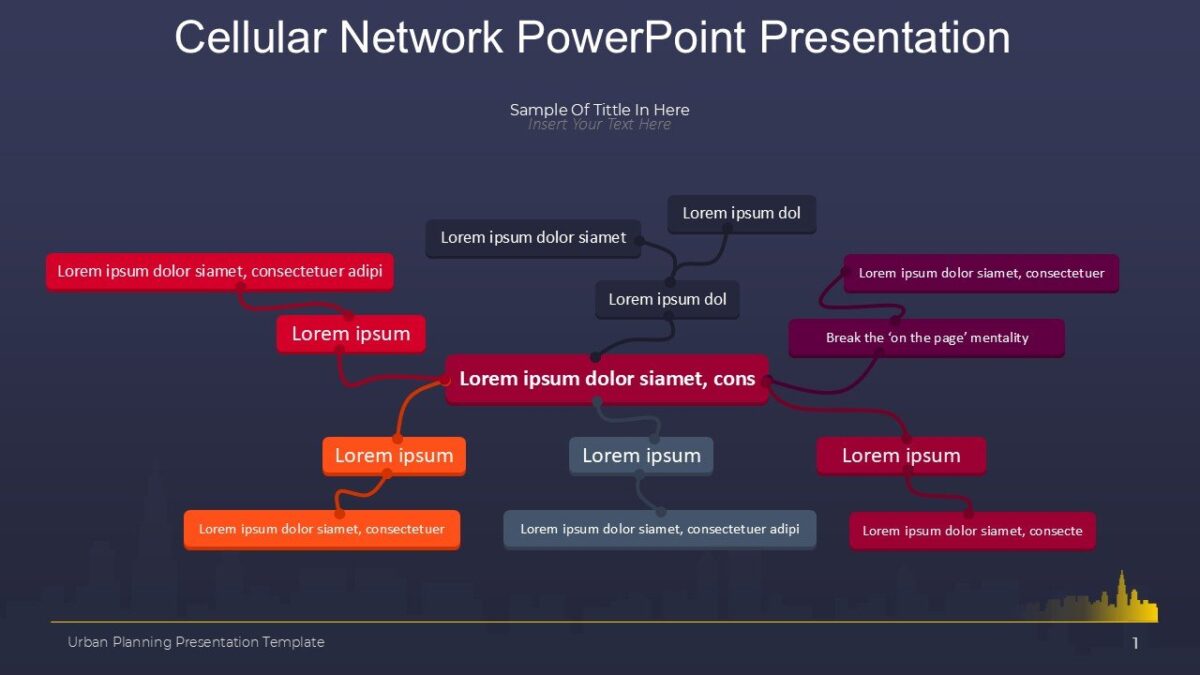 Cellular Network PowerPoint Presentation : 100% Editable PPTx