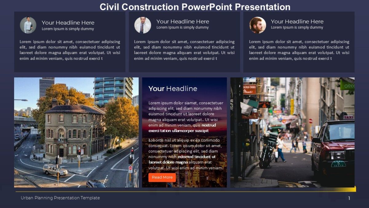 Civil Construction PowerPoint Presentation : 100% Editable PPTx