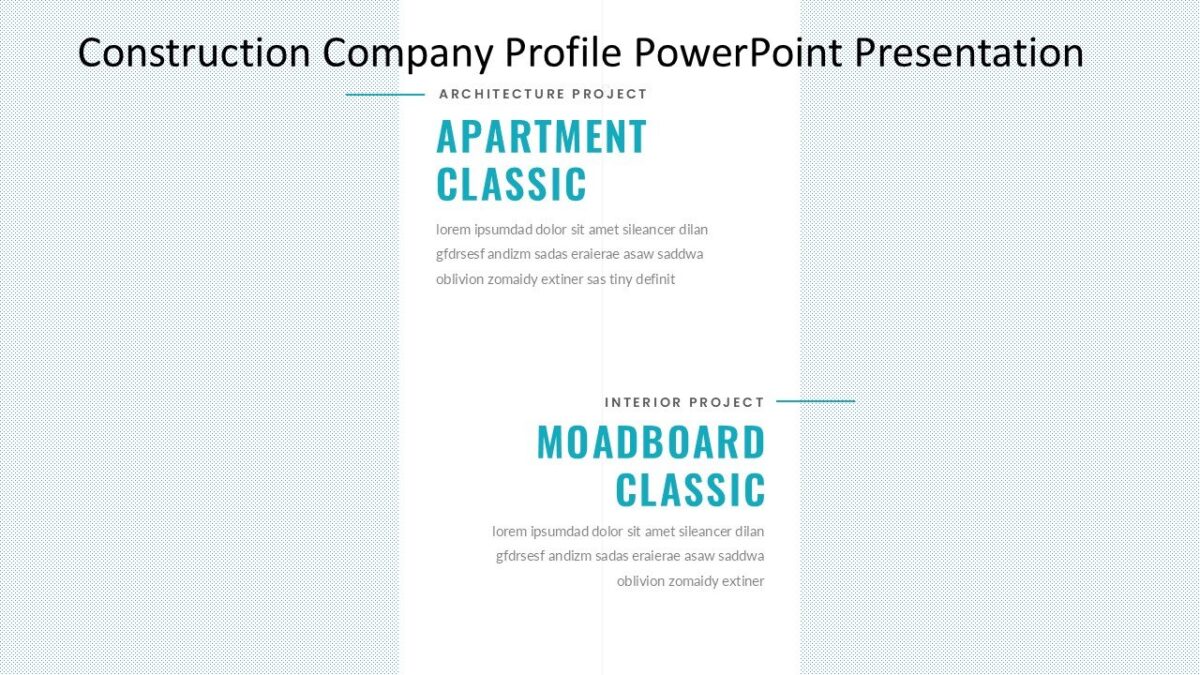 Construction Company Profile PowerPoint Presentation - PPTUniverse