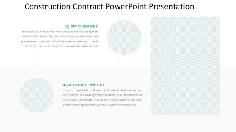 Construction Contract PowerPoint Presentation : 100% Editable PPTx