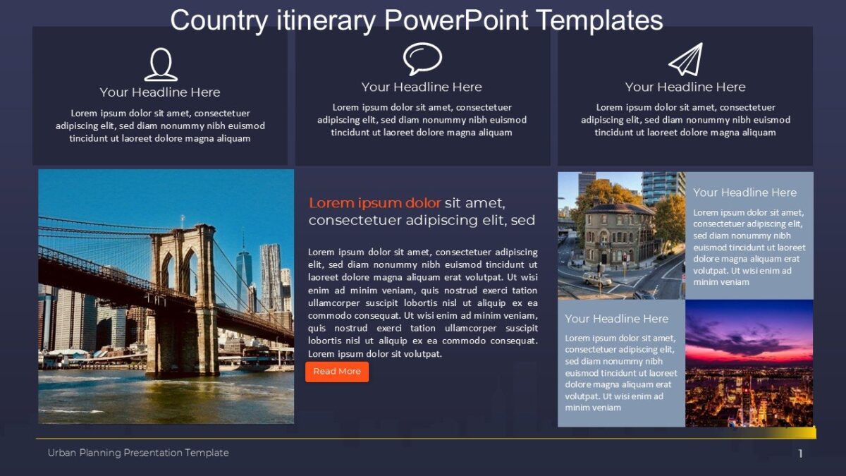Country itinerary PowerPoint Templates - PPTUniverse