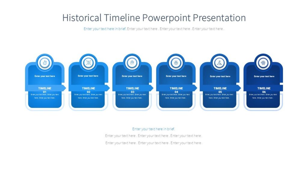 Historical Timeline Powerpoint Presentation : 100% Editable PPTx