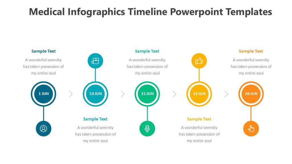 Medical Infographics Timeline Powerpoint Templates - PPTUniverse
