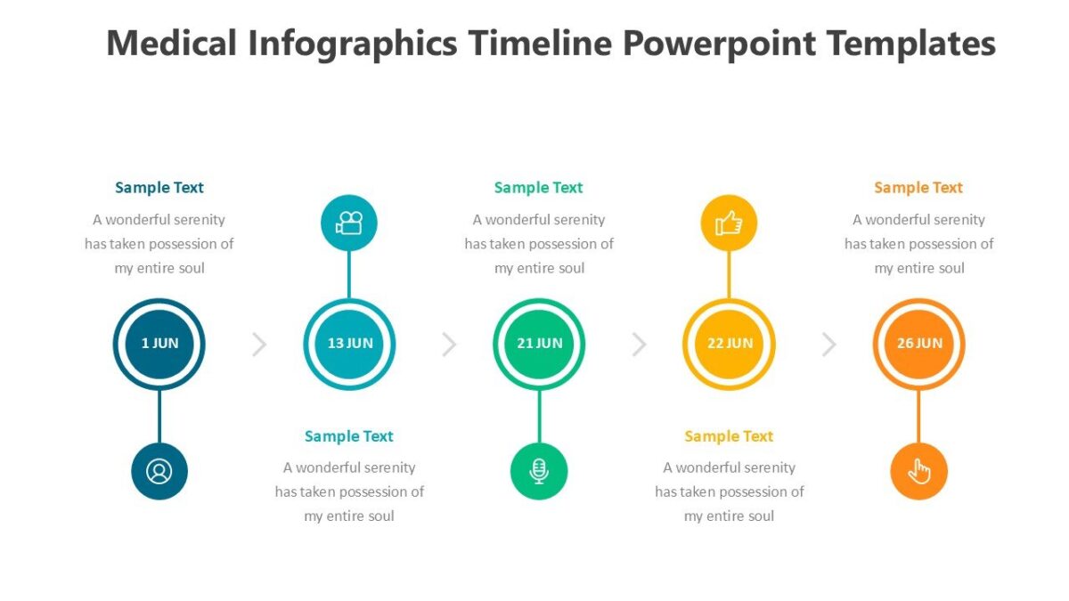 Medical Infographics Timeline Powerpoint Templates - PPTUniverse