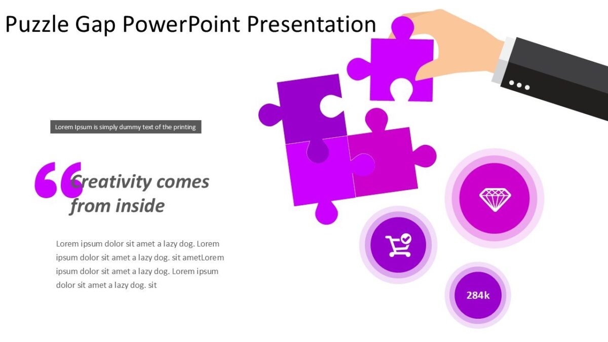 Single Slide Powerpoint Templates : 100% Editable PPTx
