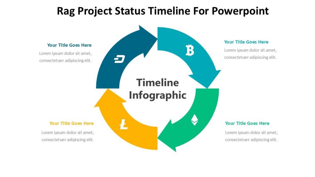 Rag Project Status Timeline For Powerpoint - PPTUniverse