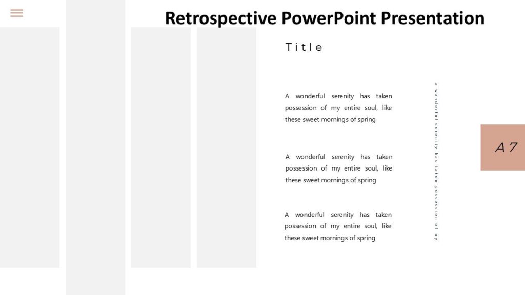 Retrospective PowerPoint Presentation - PPTUniverse