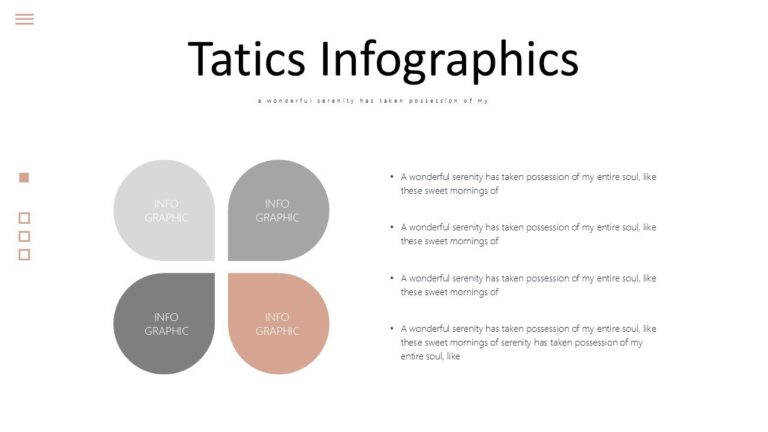 Tatics Infographics : 100% Editable PPTx