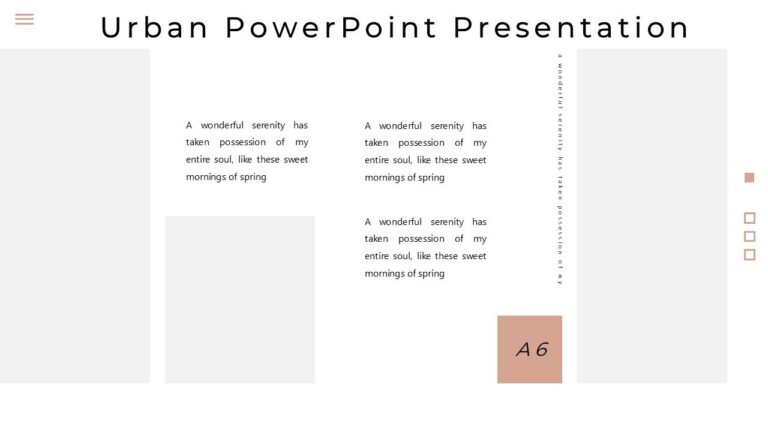 Urban PowerPoint Presentation : 100% Editable PPTx