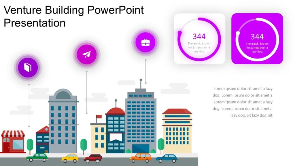 Venture Building PowerPoint Presentation : 100% Editable PPTx