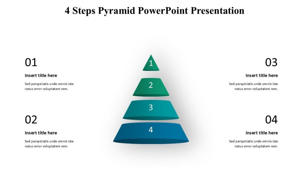 4 Steps Pyramid PowerPoint Presentation - PPTUniverse