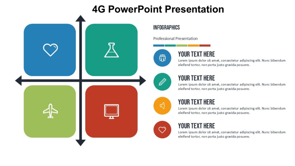 4G PowerPoint Presentation : 100% Editable PPTx