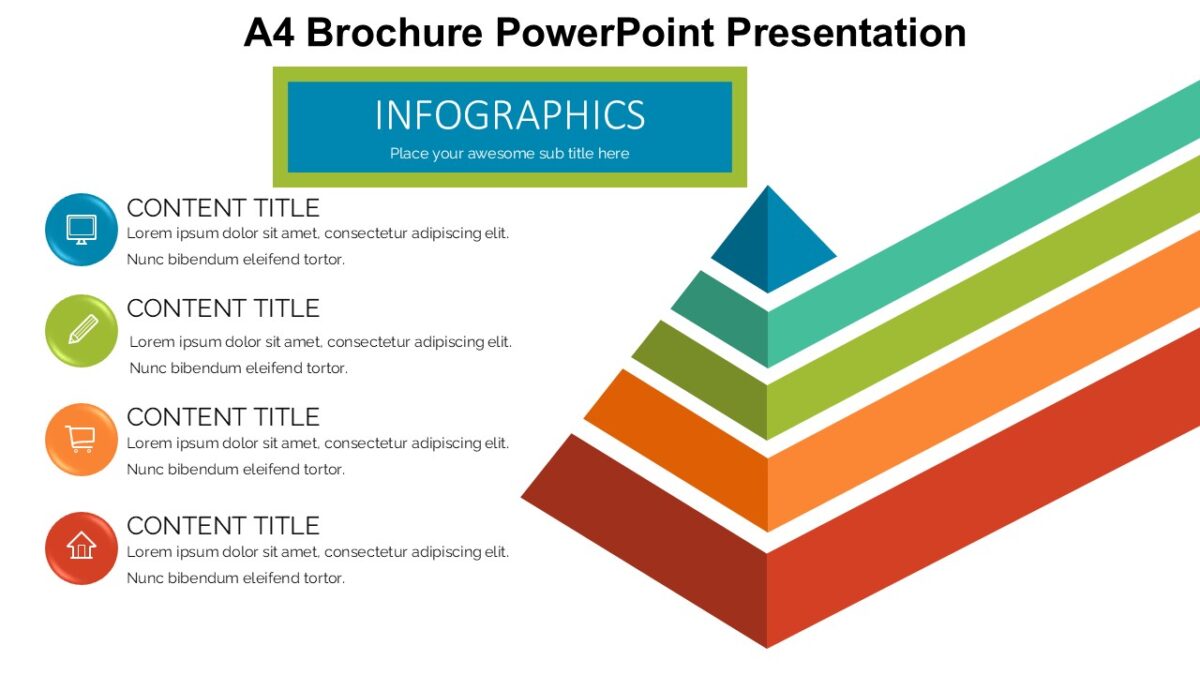A4 Brochure PowerPoint Presentation : 100% Editable PPTx