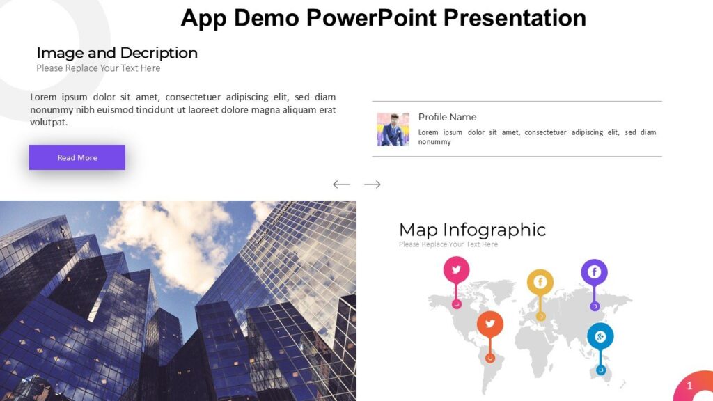 App Demo PowerPoint Presentation : 100% Editable PPTx