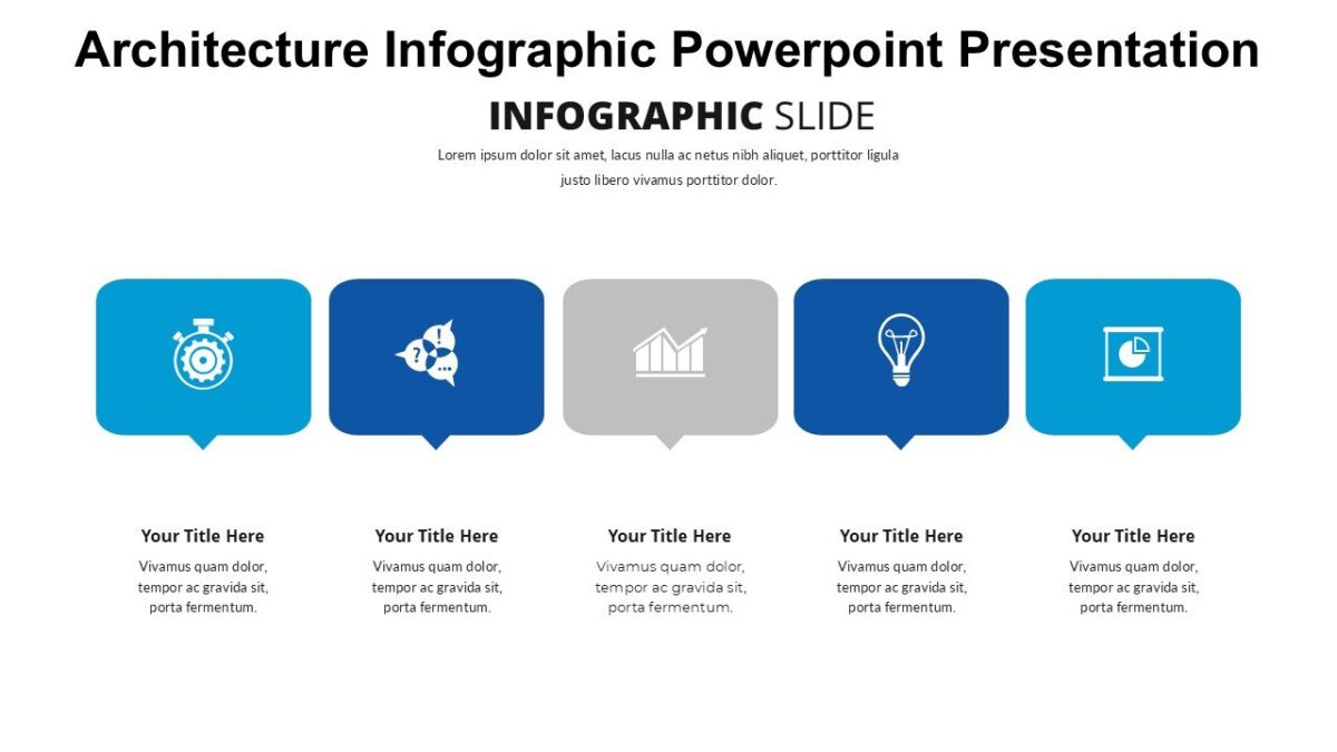 Architecture Infographic Powerpoint Presentation : 100% Editable PPTx