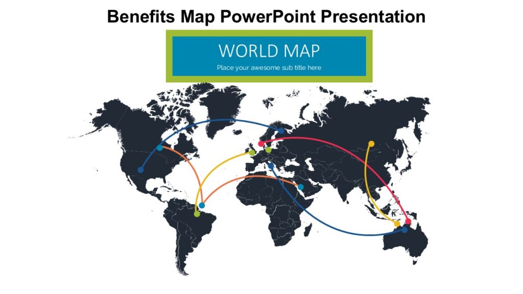 Benefits Map PowerPoint Presentation - PPTUniverse