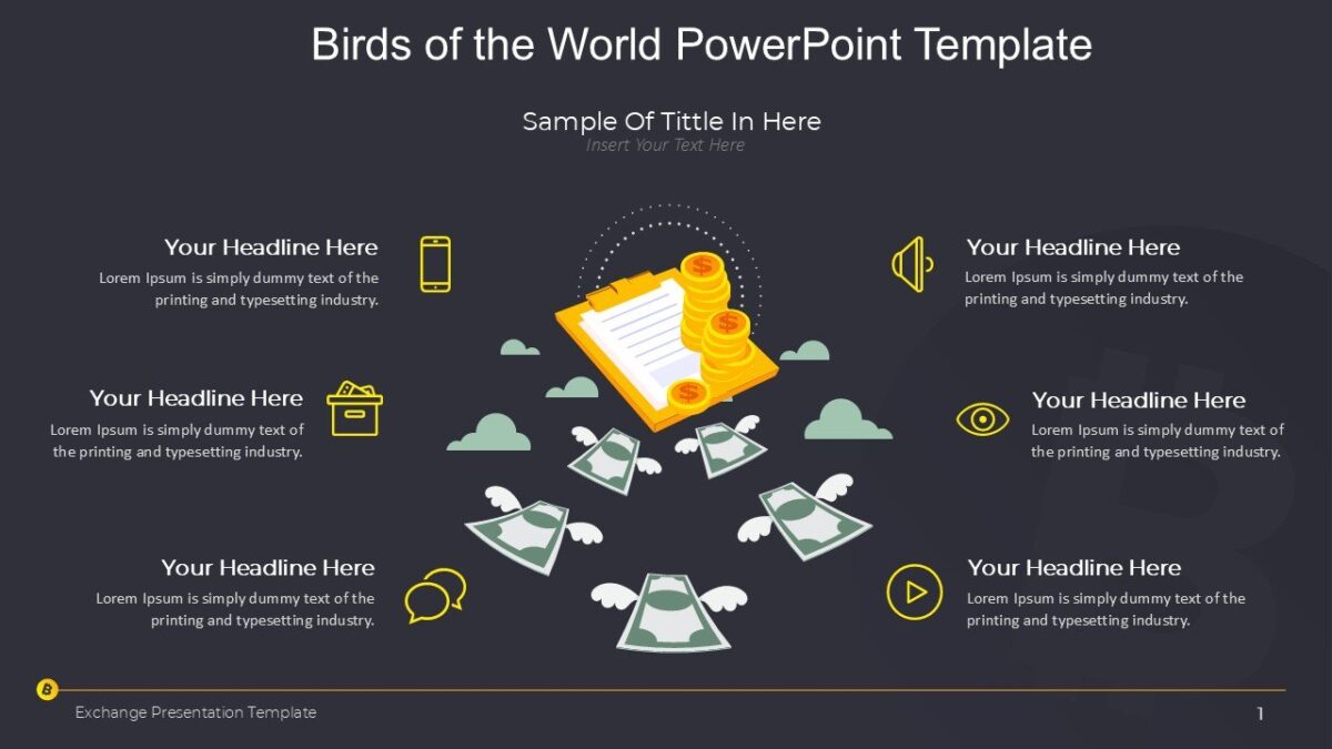 Birds of the World PowerPoint Template : 100% Editable PPTx