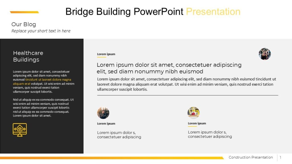 Bridge Building PowerPoint Presentation : 100% Editable PPTx