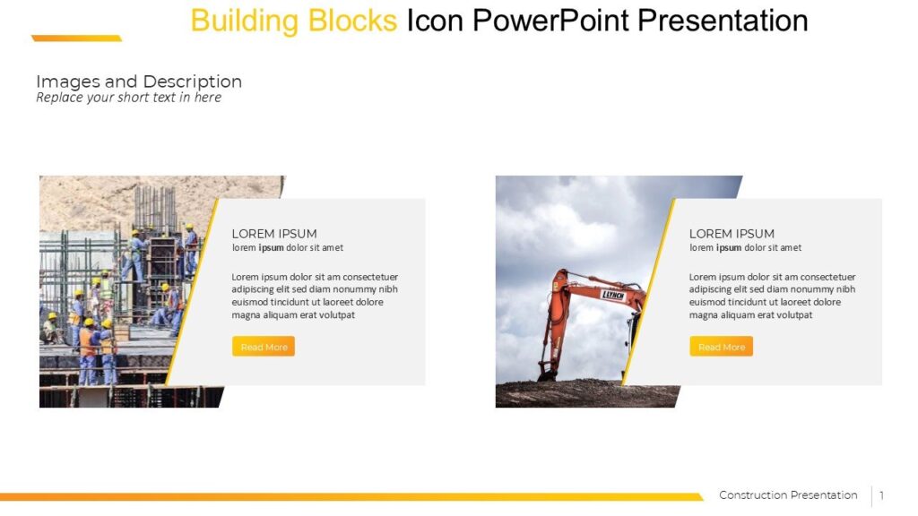 Building Blocks Icon PowerPoint Presentation - PPTUniverse