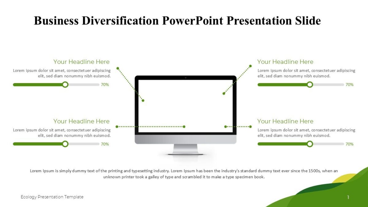 Business Diversification PowerPoint Presentation Slide : 100% Editable PPTx