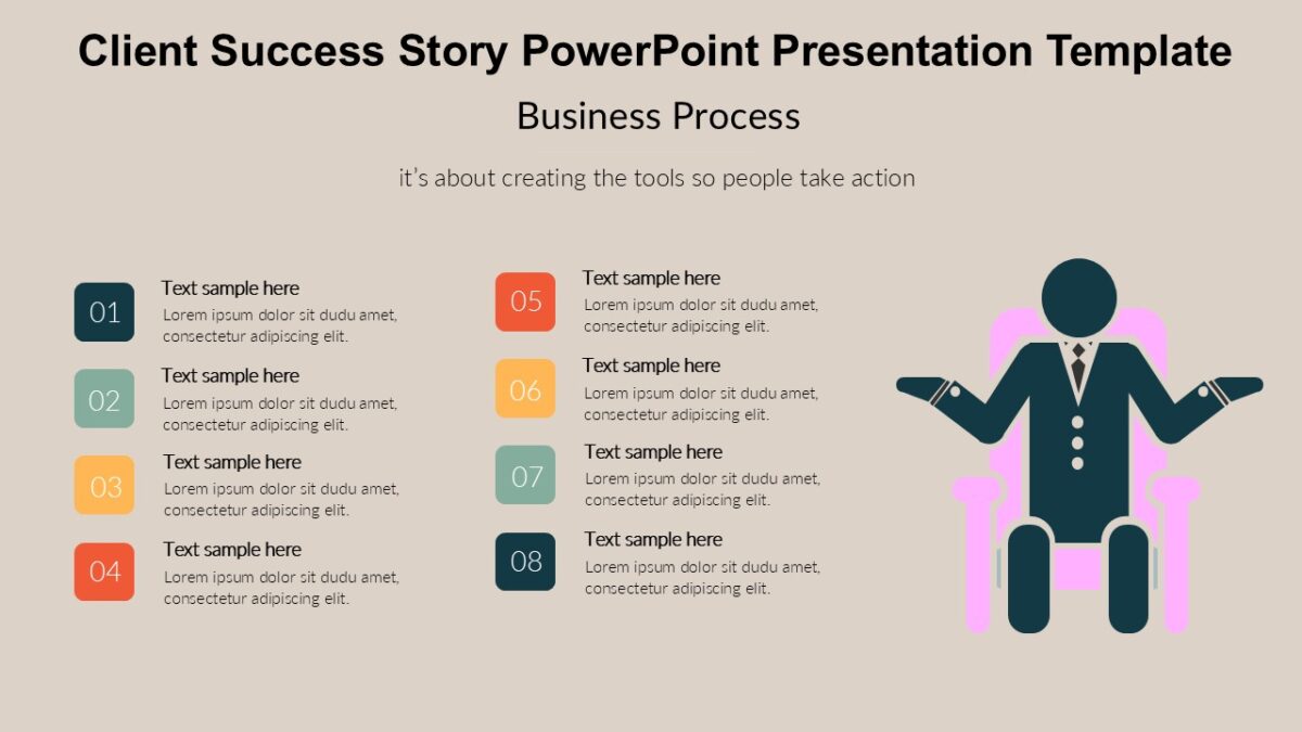 Client Success Story PowerPoint Presentation Template : 100% Editable PPTx