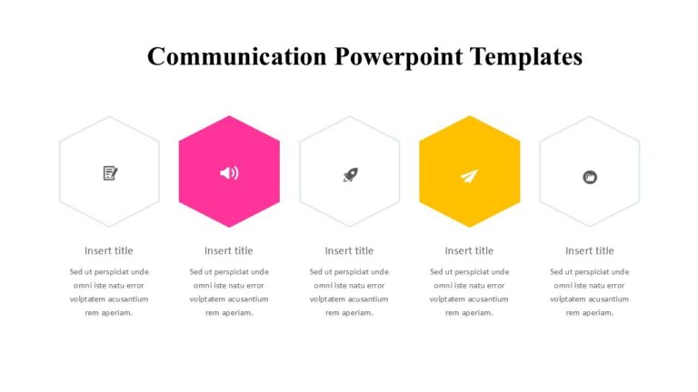 Communication Powerpoint Templates : 100% Editable PPTx