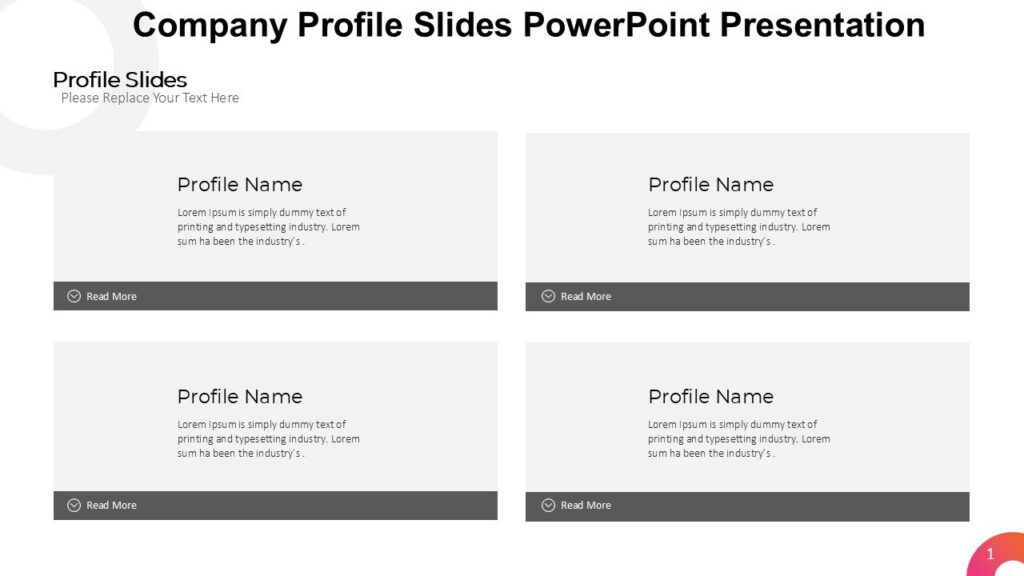 Company Profile Slides PowerPoint Presentation - PPTUniverse