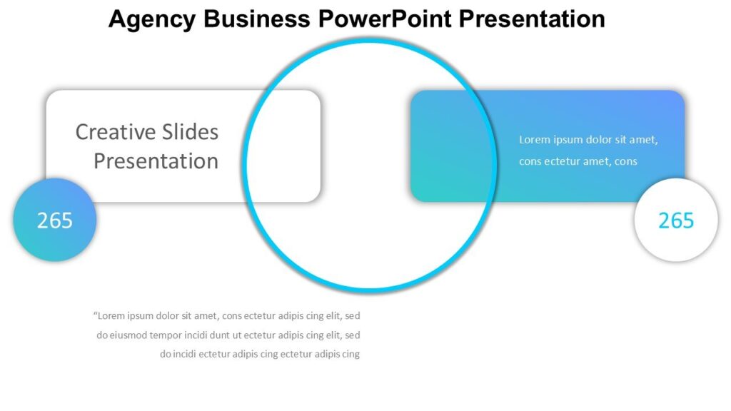 Creative Slides Presentation : 100% Editable PPTx