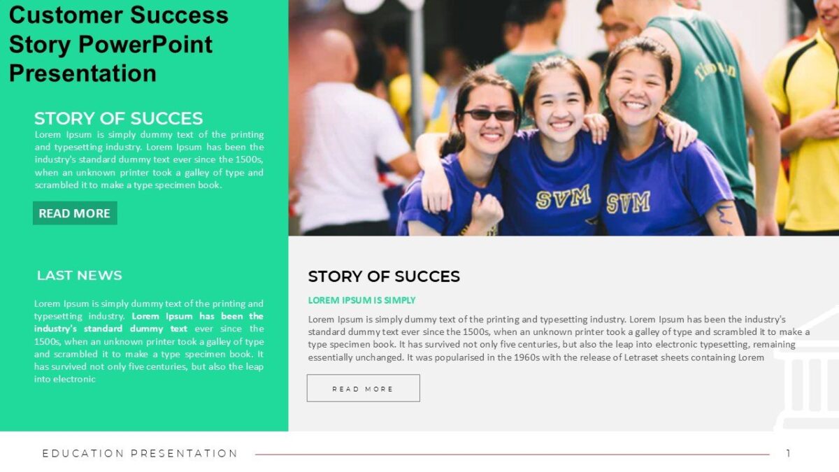 Customer Success Story PowerPoint Presentation : 100% Editable PPTx