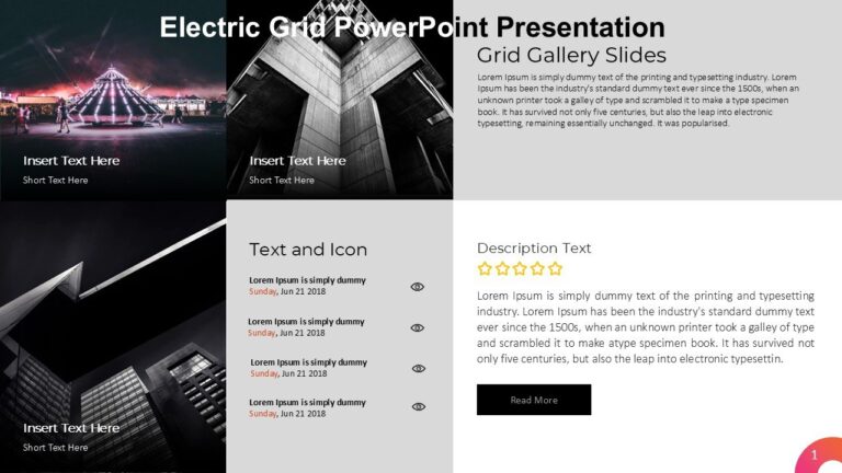 Electric Grid PowerPoint Presentation : 100% Editable PPTx
