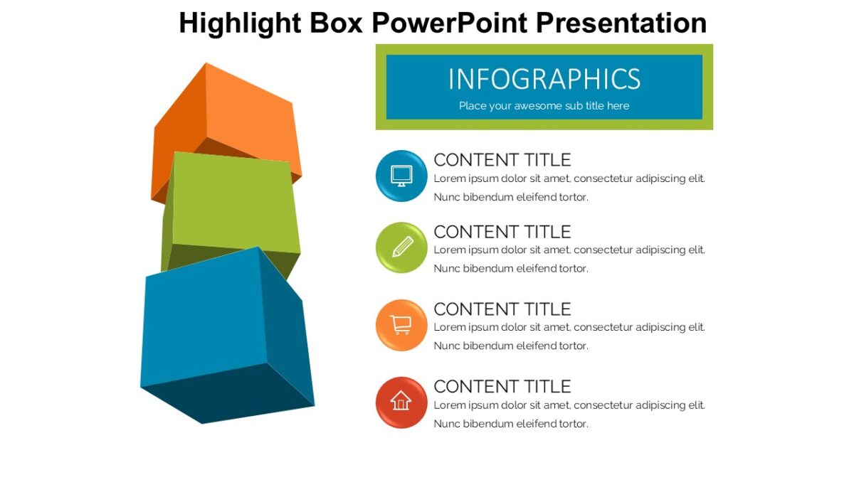 Highlight Box PowerPoint Presentation : 100% Editable PPTx