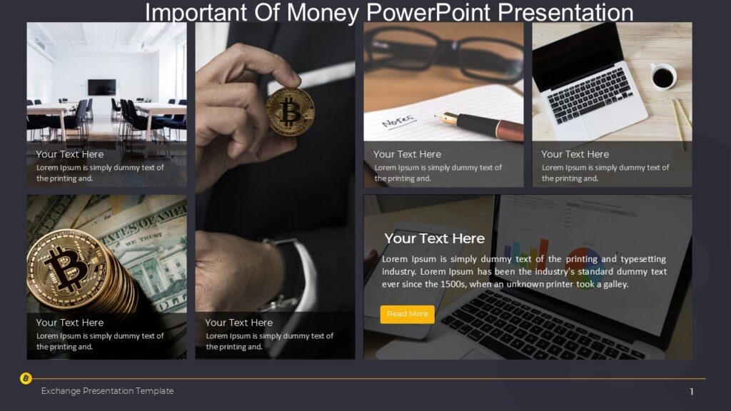 Important Of Money PowerPoint Presentation : 100% Editable PPTx