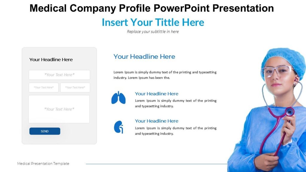Medical Company Profile PowerPoint Presentation : 100% Editable PPTx