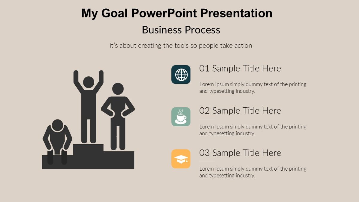My Goal PowerPoint Presentation - PPTUniverse