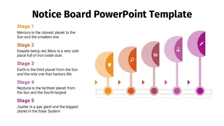 Notice Board PowerPoint Template - PPTUniverse