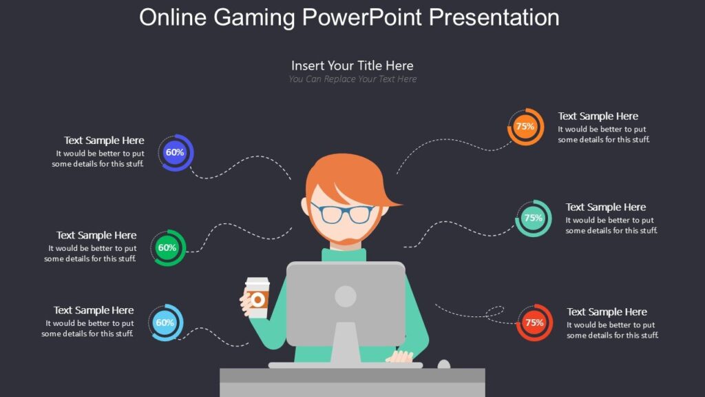 Online Gaming PowerPoint Presentation : 100% Editable PPTx