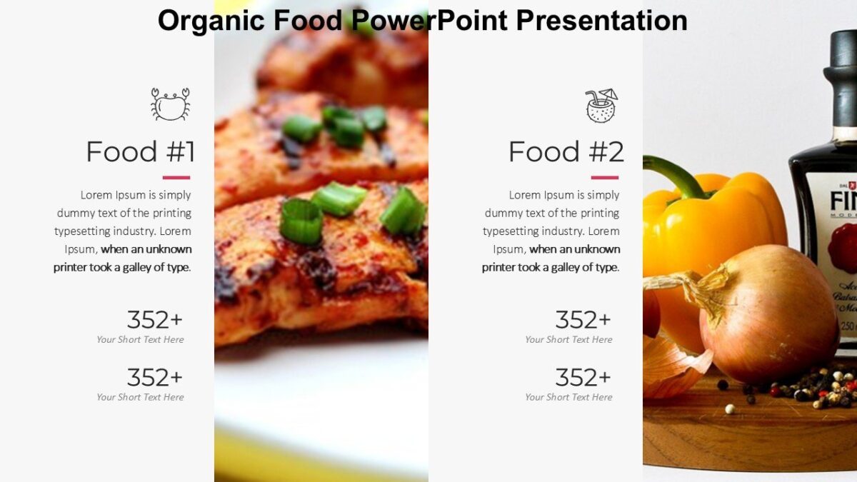 Organic Food PowerPoint Presentation : 100% Editable PPTx