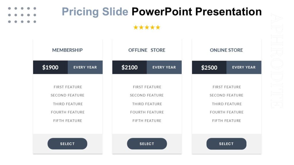 Pricing Slide PowerPoint Presentation - PPTUniverse