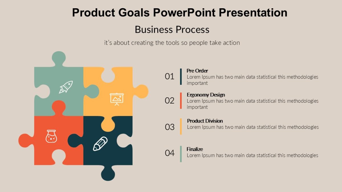Product Goals PowerPoint Presentation - PPTUniverse