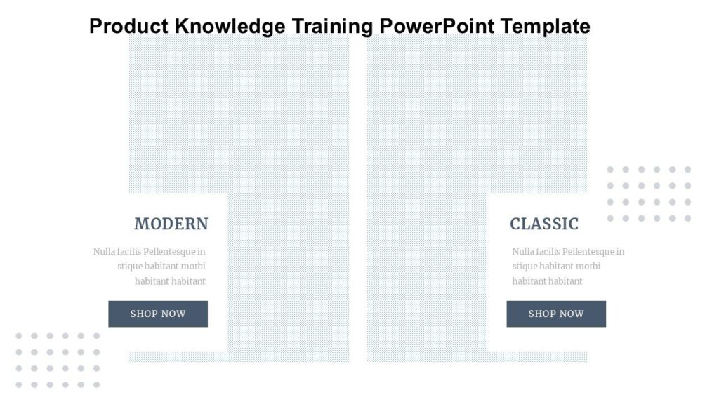 Product Knowledge Training PowerPoint Template : 100% Editable PPTx