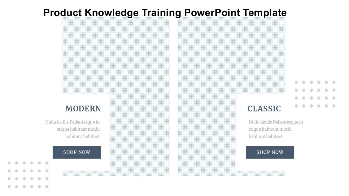 Product Knowledge Training PowerPoint Template : 100% Editable PPTx