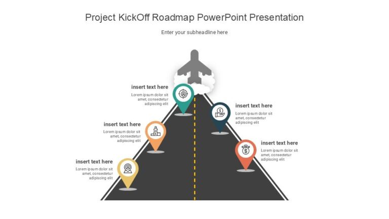 Project KickOff Roadmap PowerPoint Presentation - PPTUniverse