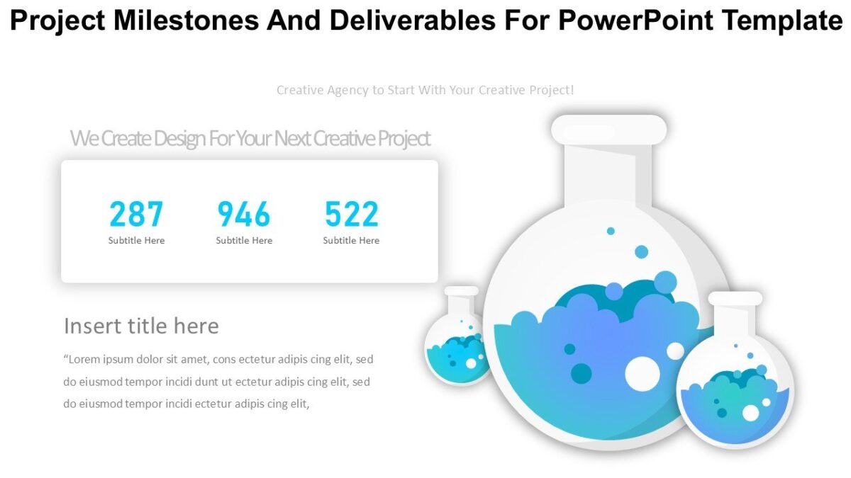 Project Milestones And Deliverables For PowerPoint Template : 100% ...