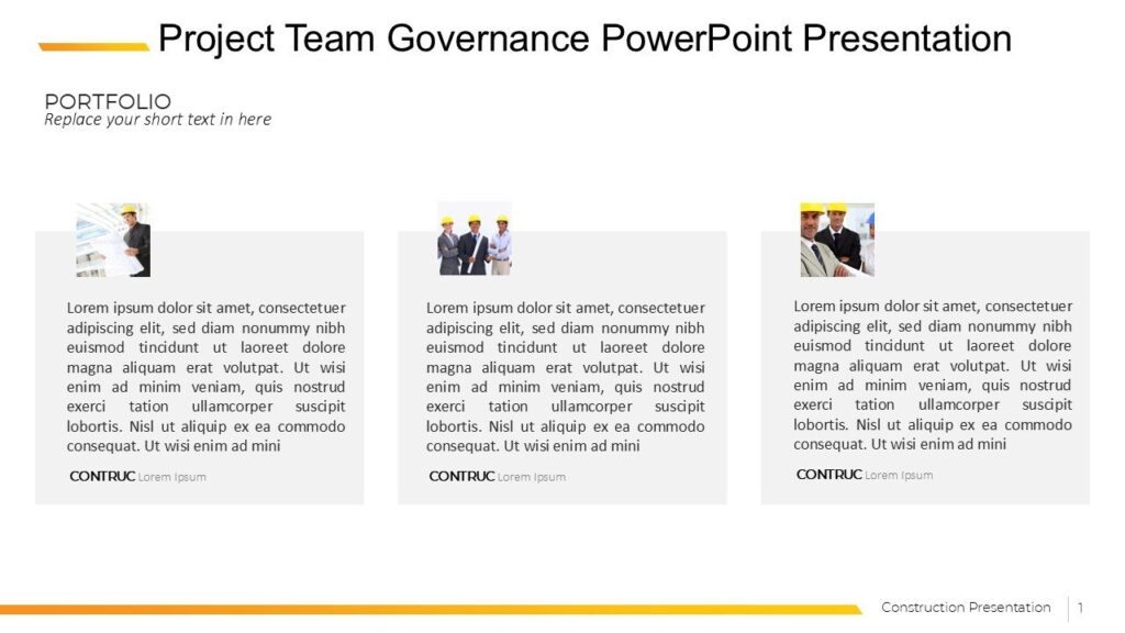 Project Team Governance PowerPoint Presentation : 100% Editable PPTx
