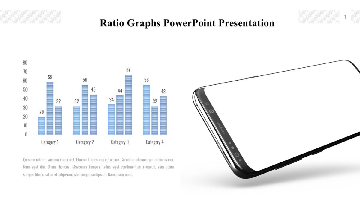 Ratio Graphs PowerPoint Presentation : 100% Editable PPTx
