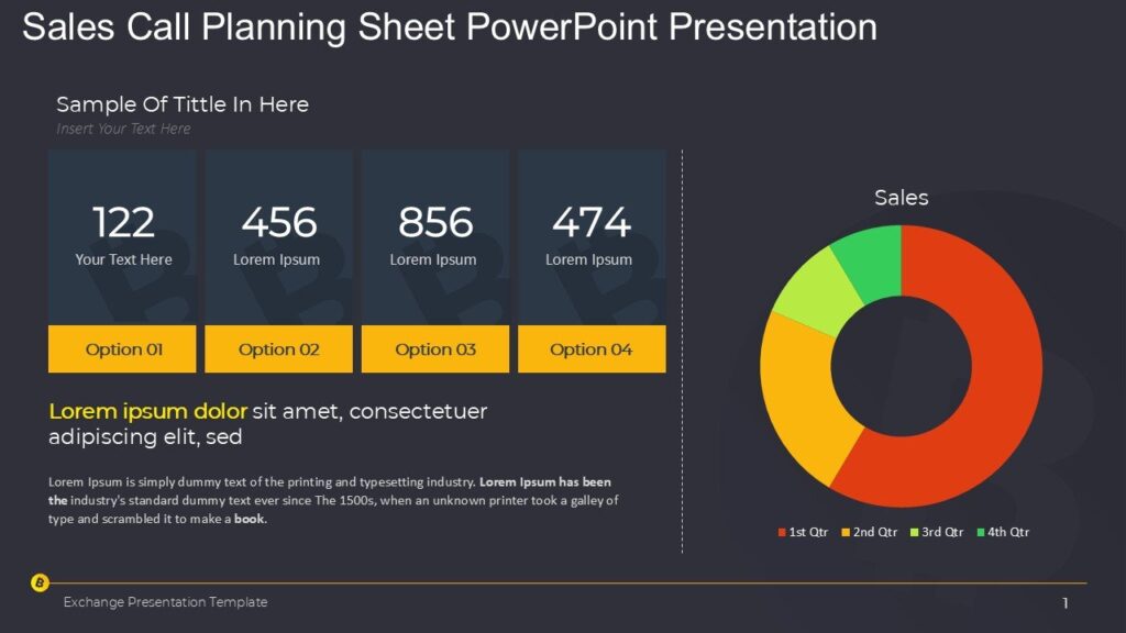 Sales Call Planning Sheet PowerPoint Presentation - PPTUniverse