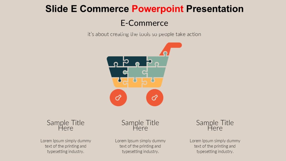 Slide E Commerce Powerpoint Presentation - PPTUniverse